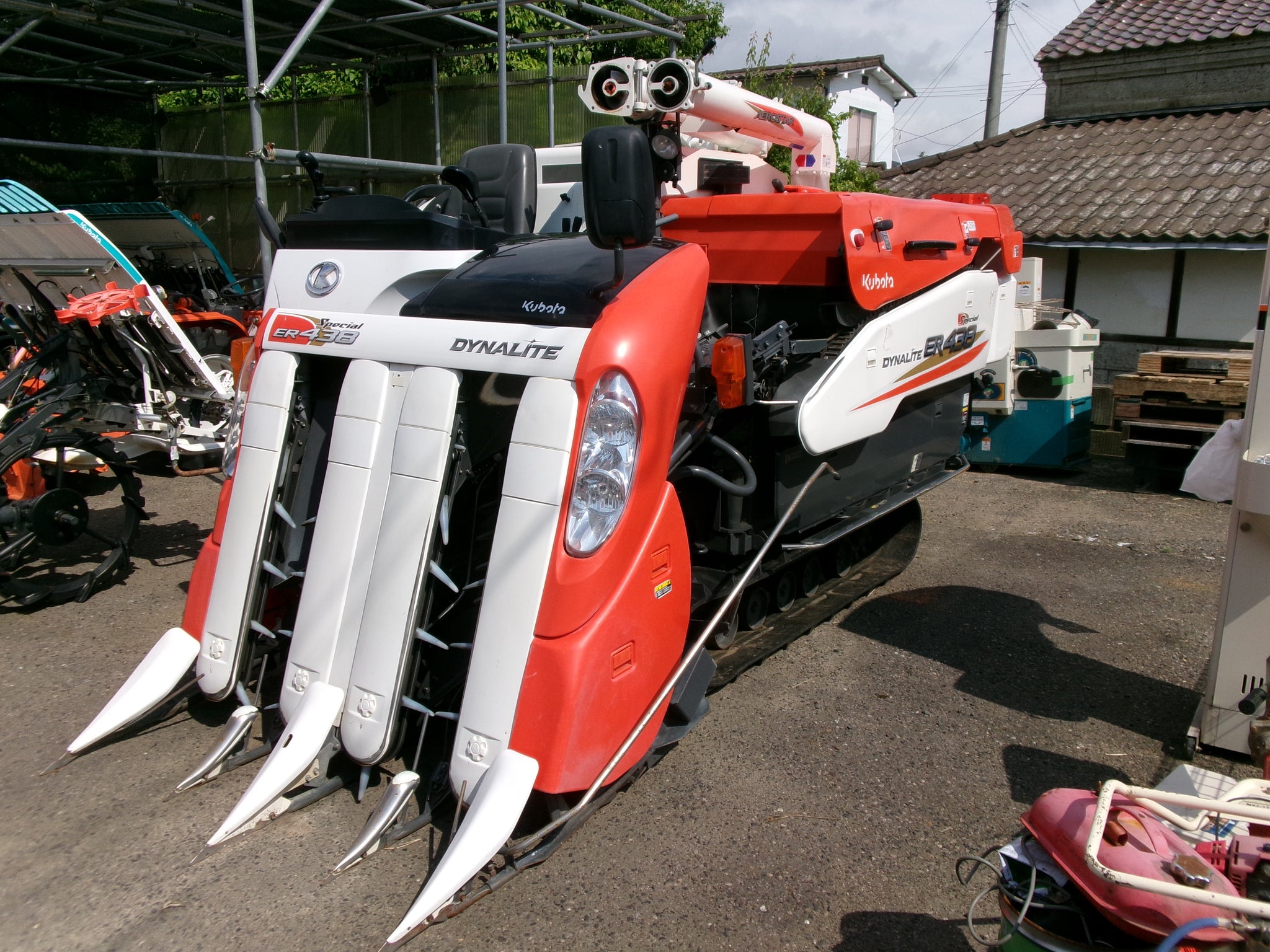 クボタ 中古 コンバイン ER438 DXMW2② 4条刈 – 農キング