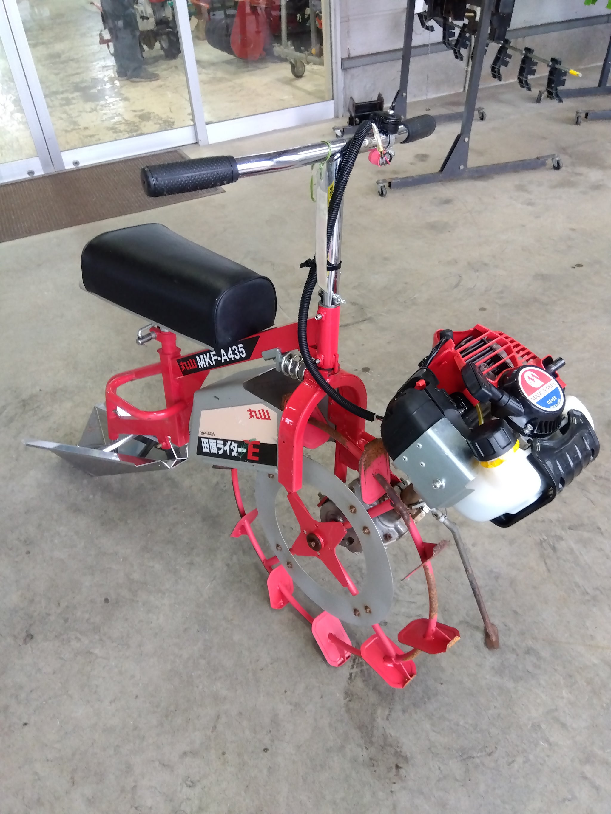 丸山製作所 中古 乗用溝切機 田面ライダー MKF-A435 JS-1 【8424】 – 農キング